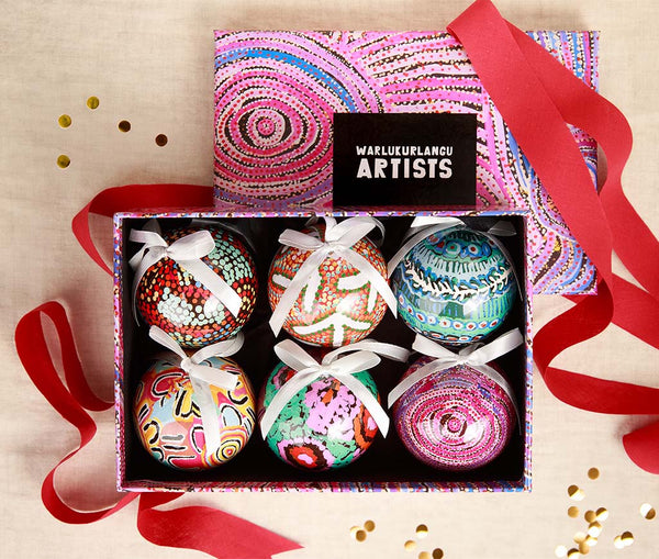 Aboriginal Art Christmas Baubles and Decorations Australia - Alperstein ...