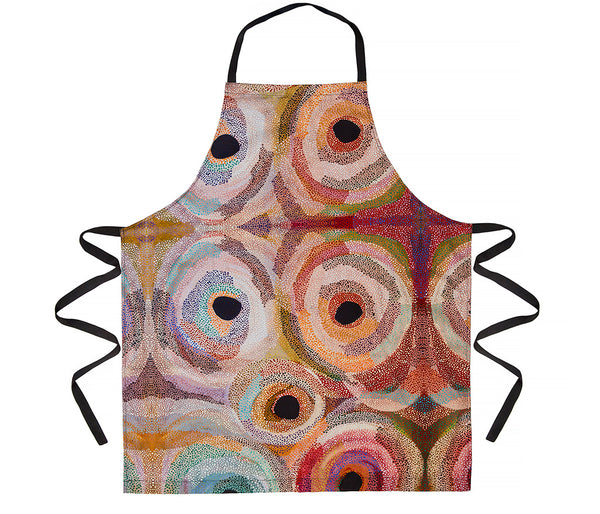Aboriginal Art Cotton Apron - Marianne Burton Martumili Artists ...