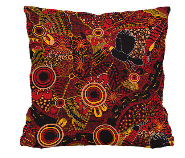 Justin Butler Aboriginal Art Cushion Cover - Alperstein Designs