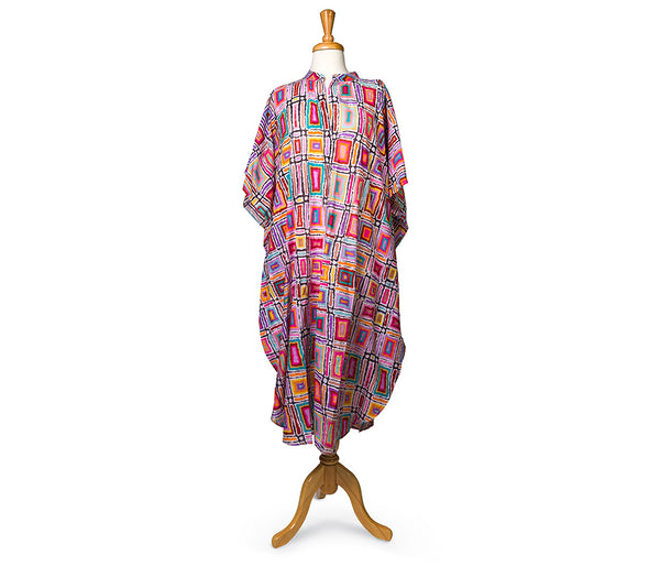 Aboriginal Art Long Kaftan - Warlukurlangu Artists. Lynette Singleton ...