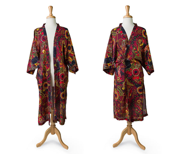 Justin Butler Aboriginal Art Kimono - Alperstein Designs