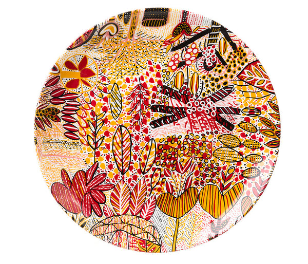 Aboriginal Art Dessert Plate - Mary Moreen - Alperstein Designs