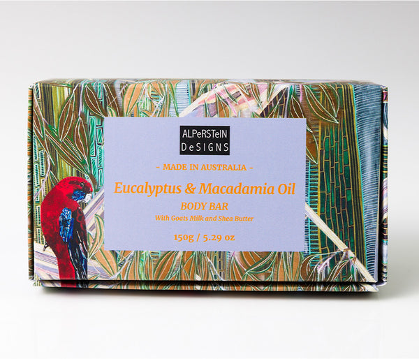 Brigid Eucalyptus & Macadamia Australian Made Soap - Alperstein Designs