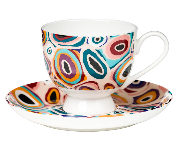 Gladys Kuru Bidu Tea Cup & Saucer - Alperstein Designs