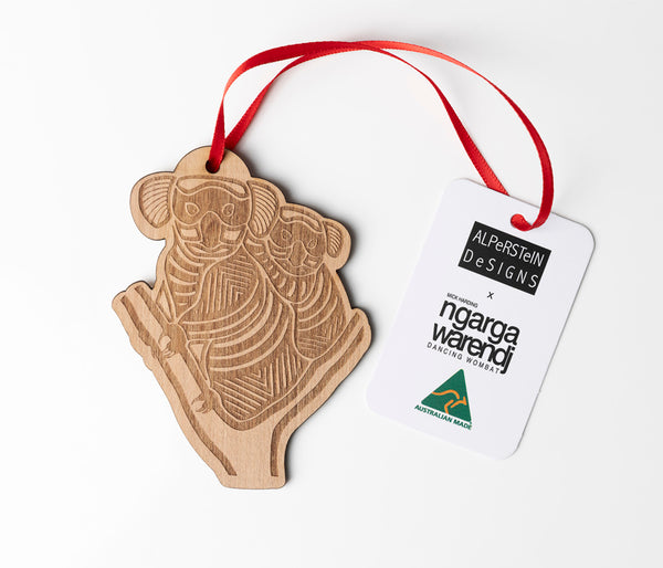 Aboriginal Art Australian Made Wooden Decorations - Alperstein Designs