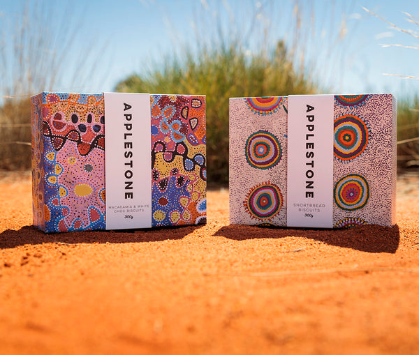 Applestone Macadamia White Choc Biscuits - Alperstein Designs