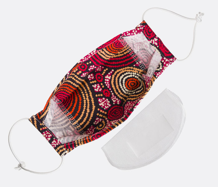 Australian Made Reusable Face Masks - Aboriginal Art - Alperstein Designs