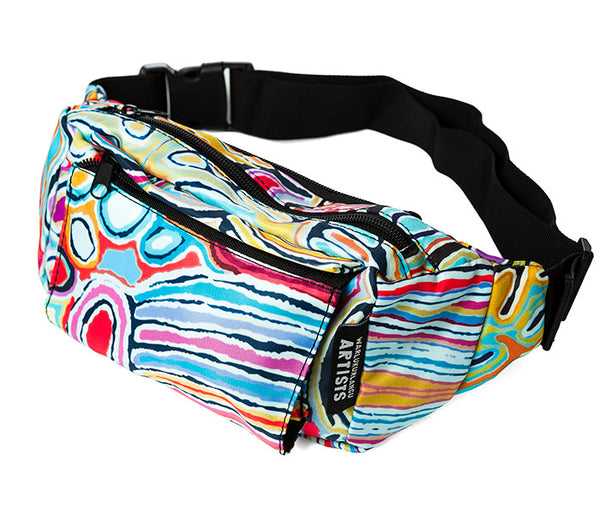 Aboriginal Art Bum Bag - Judy Watson Warlukurlangu Artists - Alperstein ...