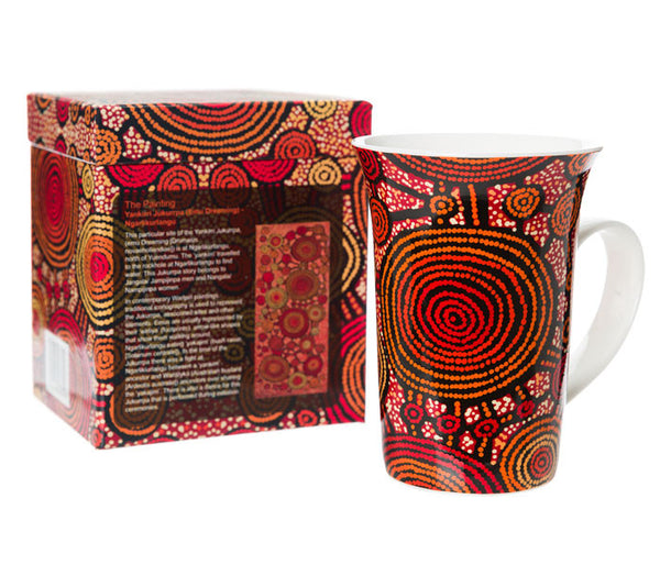Aboriginal Art Mug - Teddy Gibson - Alperstein Designs