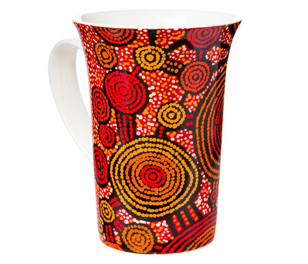 Aboriginal Art Mug - Teddy Gibson - Alperstein Designs