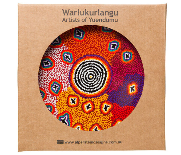 Warlukurlangu Artists Tagged "7 inch plate" - Alperstein Designs