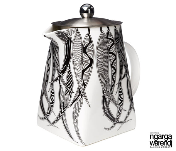 Mick Harding Victorian Aboriginal Artist - Teapot - Alperstein Designs