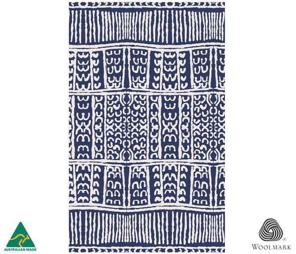 Paddy Stewart Aboriginal Art Wool Throw - Alperstein Designs